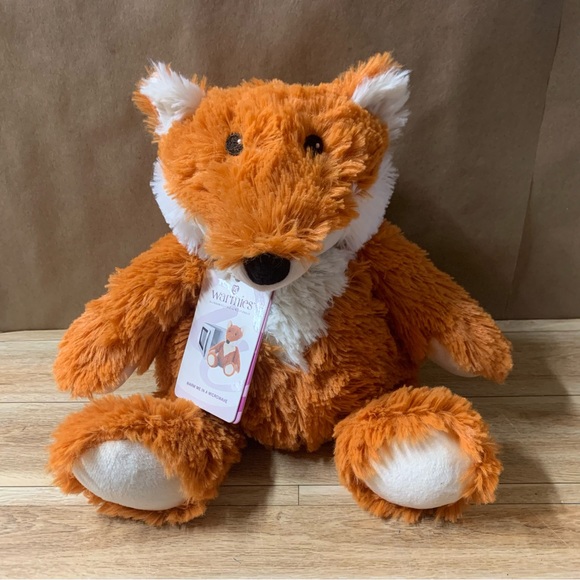 Other | New Warmies Fox Plush Microwaveable Heat Pad Lavender Stuffed ...